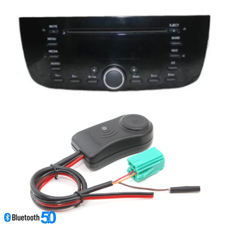 Interface Bluetooth Auxiliar para Radio Original da Fiat - Cabo Auxiliar